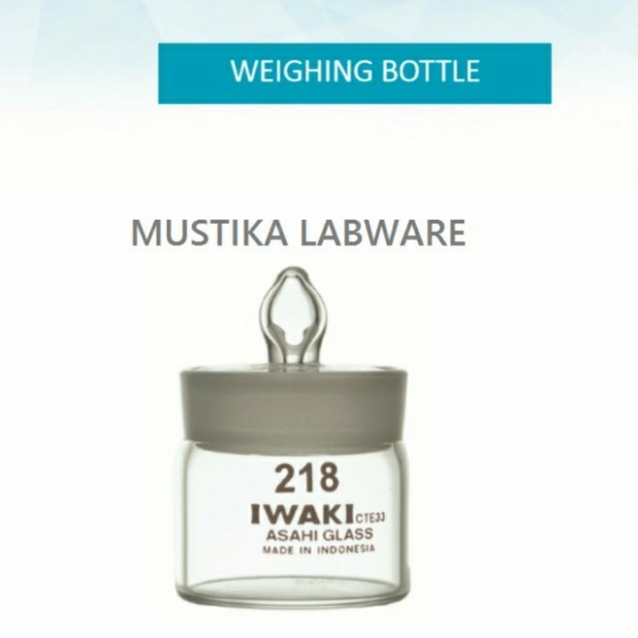 Jual Botol Timbang Iwaki Diameter 40Mm Tinggi 40Mm Weighbt40-40 ...