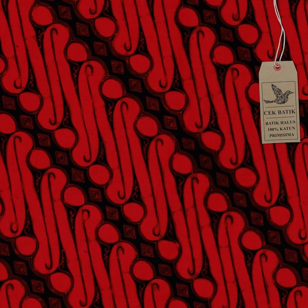Jual kain batik - Motif Batik Parang Classic Warna Unik (Merah Delima ...