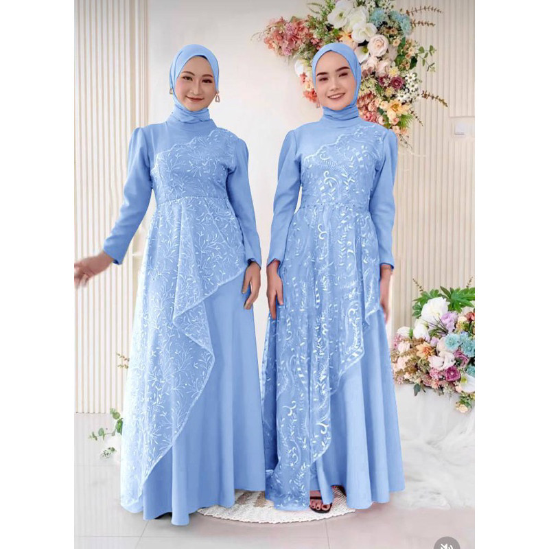 Jual Gamis Wanita Terbaru 2024 Games 3In1 Simpel Abaya Set Turki Tunik ...