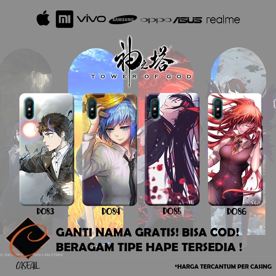 Jual Case Casing Kami No Tou Bam Yuri ( Semua Tipe HP ) Redmi 9A 9 Note ...
