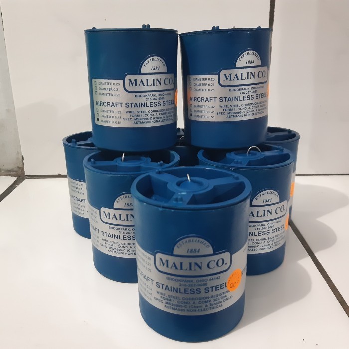 Jual MALIN CO. SAFETY WIRE 0.51 (LOCK WIRE) | Shopee Indonesia
