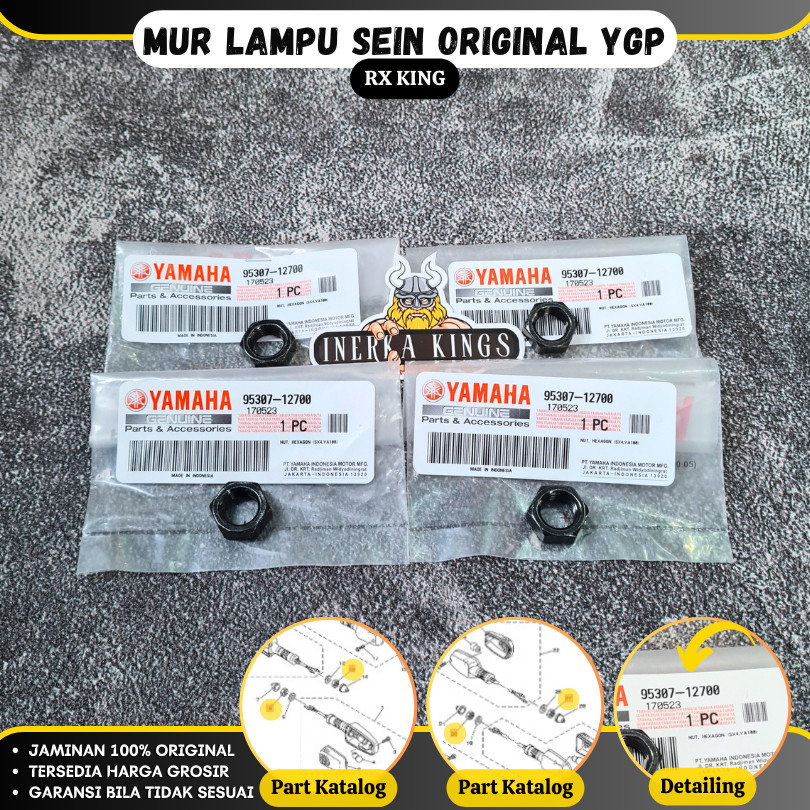 Jual Mur Lampu Sein Sen Oval Rx King 2002-2006 ORIGINAL Yamaha 95307 ...