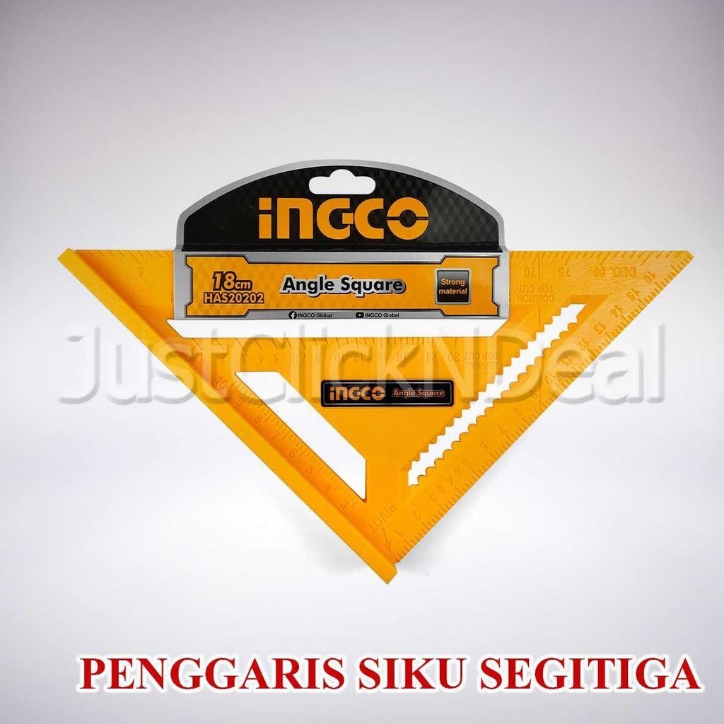 Jual FREE ONGKIR INGCO PENGGARIS SIKU SEGITIGA TUKANG ANGLE RAFTER ...