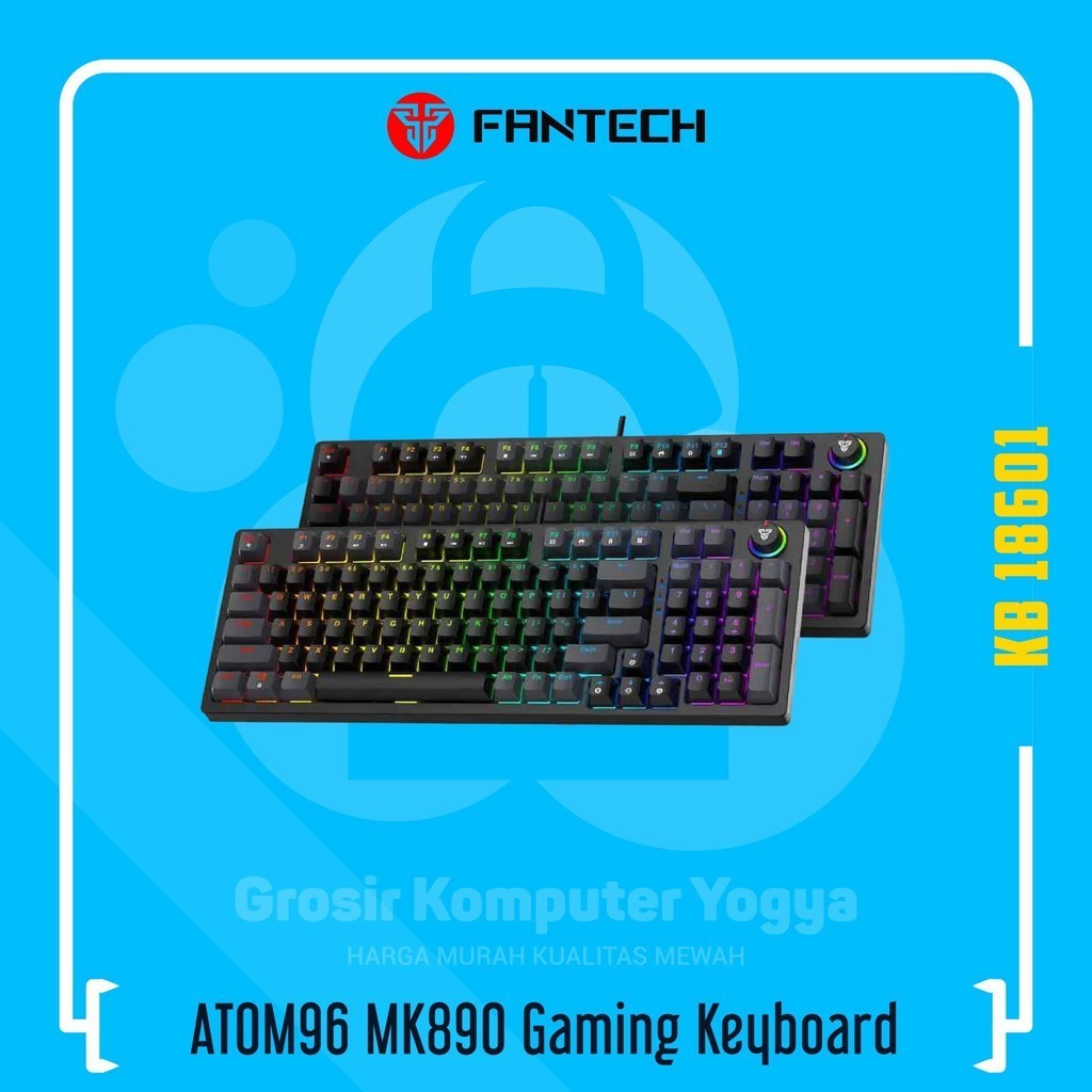 Jual Fantech ATOM96 MK890 Rainbow Light 96 Keys Mechanical Gaming Keyboard | Shopee Indonesia
