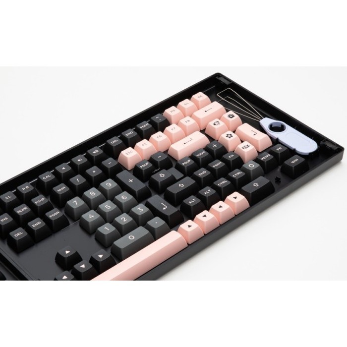 Jual Akko Black & Pink Keycap Set Asa Profile | Shopee Indonesia