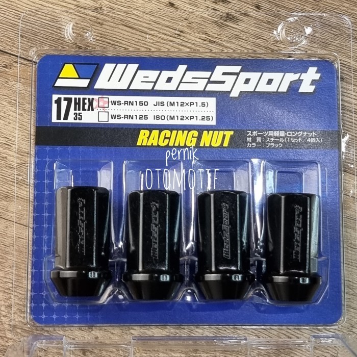 Jual WEDSSPORT RACING NUT ORIGINAL MUR BAUT RODA LUGNUT 1.5 / 1.25 WEDS ...