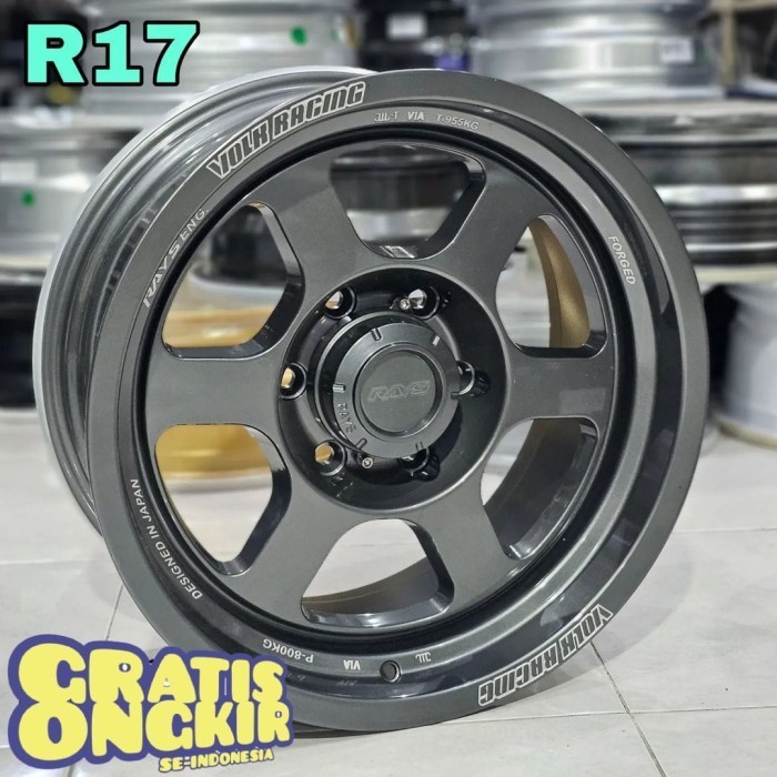 Jual VELG RACING RING 17 VOLKRAYS TE37 XT VELG R17 PAJERO FORTUNER HILUX | Shopee Indonesia