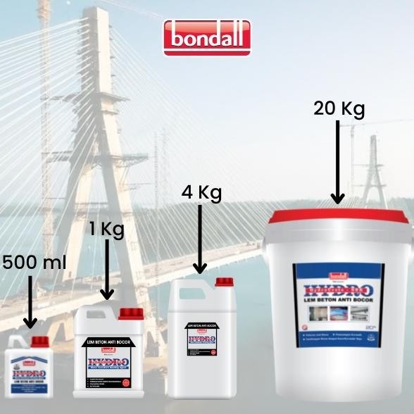 Jual TRX BONDALL HYDRO LEM BETON ANTI BOCOR 1kg | Shopee Indonesia