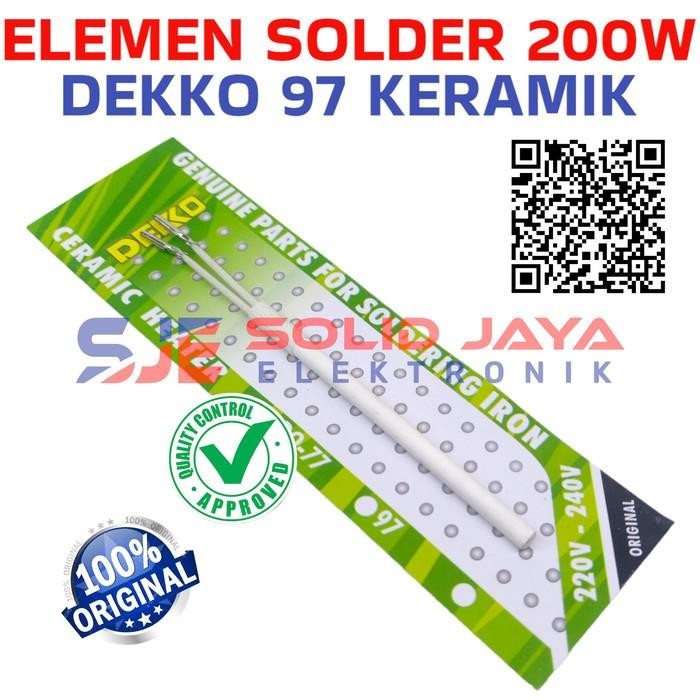Jual ELEMEN SOLDER DEKKO 97 200W KAPUR KERAMIK SPUL DEKO ASLI ORI ...