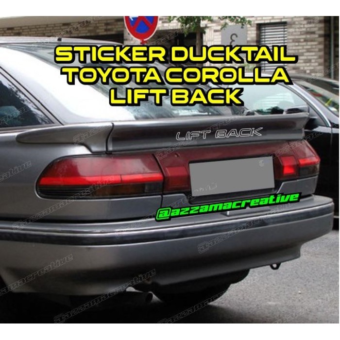 Jual Stiker Toyota Corolla LiftBack AE92 | Shopee Indonesia
