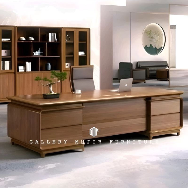 Jual meja kerja kantor minimalis modern meja direktur meja direksi ...