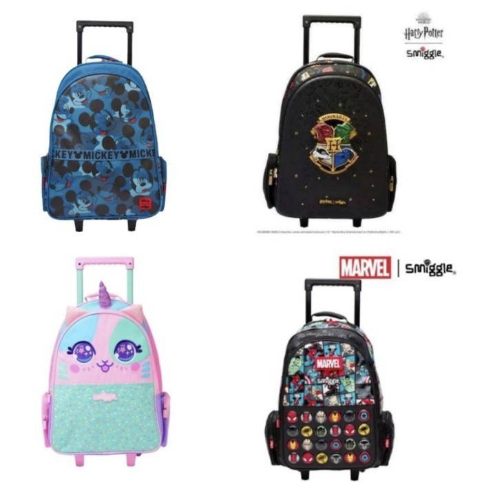 Jual Baru!!! Smiggle Trolley Harry Poter, Kylie, Marvel, Mickey/Tas ...
