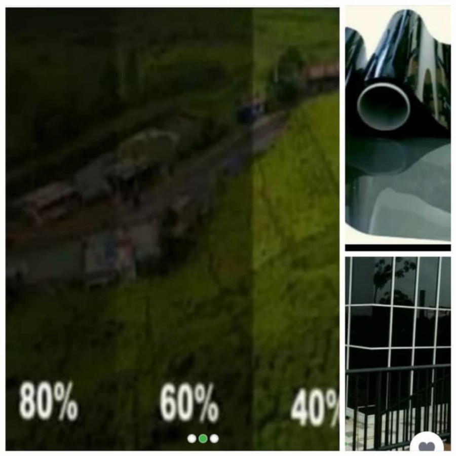 Jual STIKER KACA FILM RIBEN HITAM 40%, 60%,80% | Shopee Indonesia