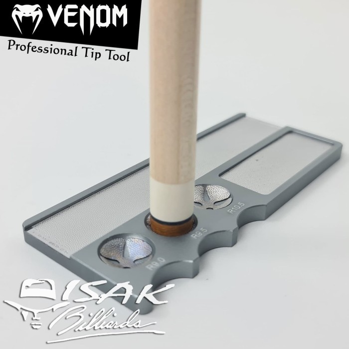Jual Venom Pro Cue Tip Tool Grey - Shaper Scuffer Stick Billiard Kiu ...