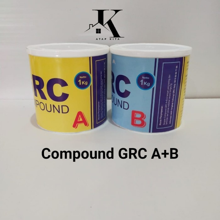 Jual Compound Grc / Lem Grc A+B / Kompon Grc / Net 2 Kg / Compond Grc ...