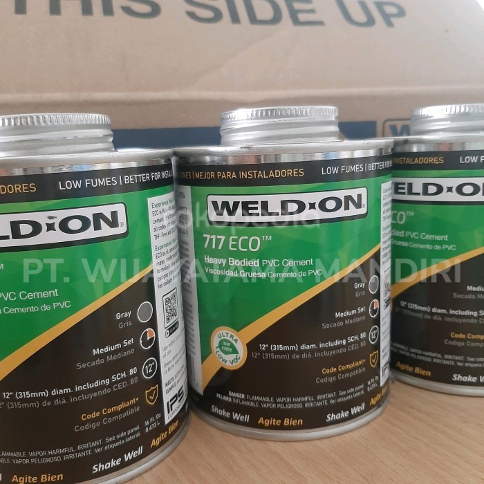 Jual Weld On Pvc Glue 717 ( Lem Pvc Grey) New | Shopee Indonesia