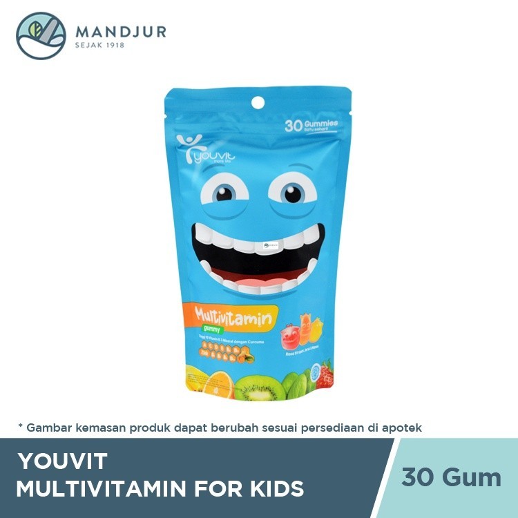 Jual Youvit Multivitamin For Kids 30 Gummies - Multivitamin Gummy Anak Rasa Mix Buah | Shopee ...