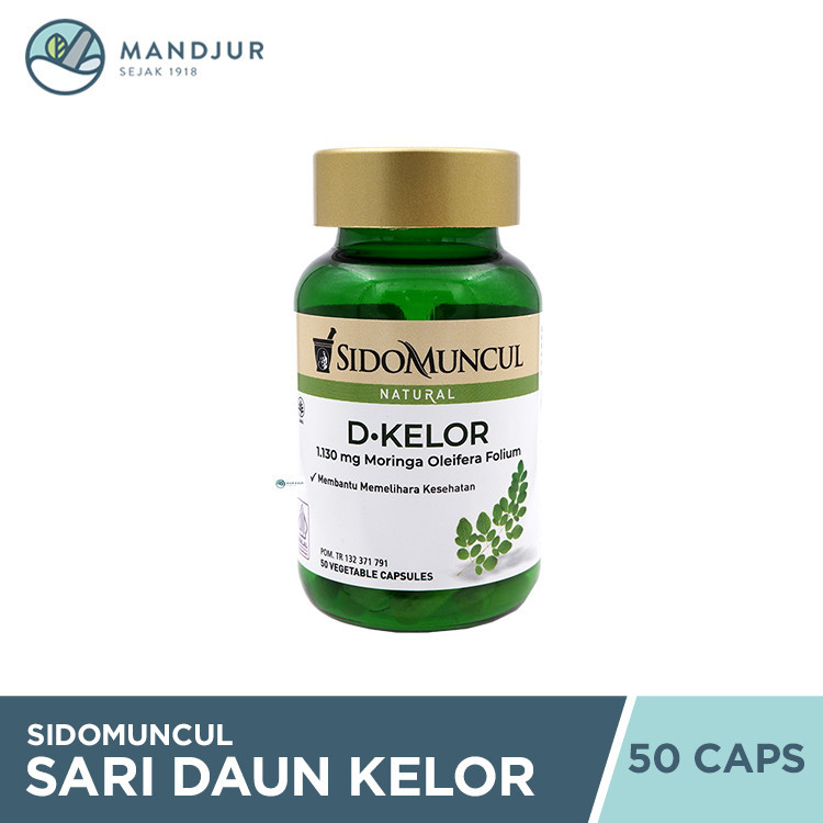 Jual Sido Muncul Sari Daun Kelor 50 Kapsul - Memelihara Kesehatan Tubuh ...