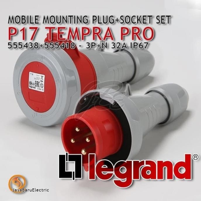 Jual Legrand Paket 1 Set Plug Mobile Mounting Socket 3P+E / 4 Pin 32A ... Jual Legrand Paket 1 Set Plug Mobile Mounting Socket 3P+E / 4 Pin 32A ...