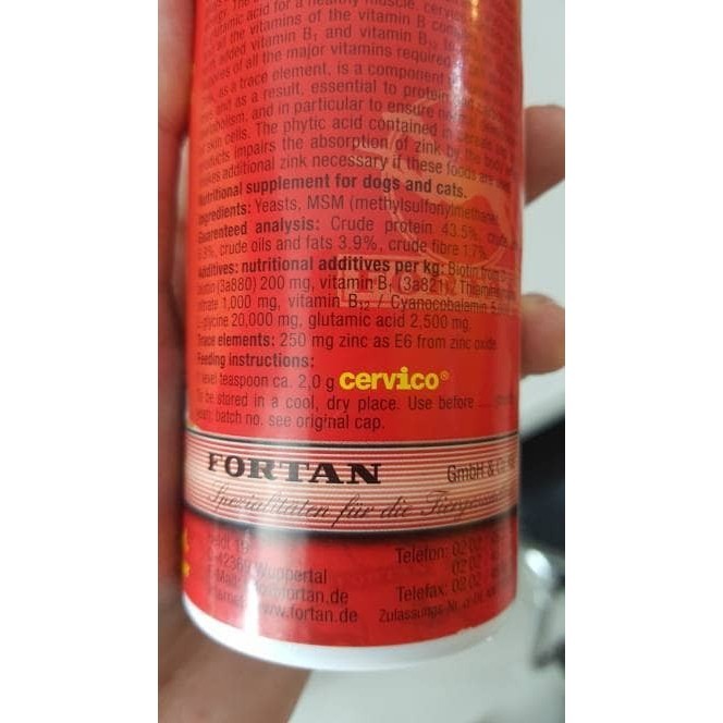 Jual Vitamin Hewan Fortan Cervico 80Gr | Shopee Indonesia