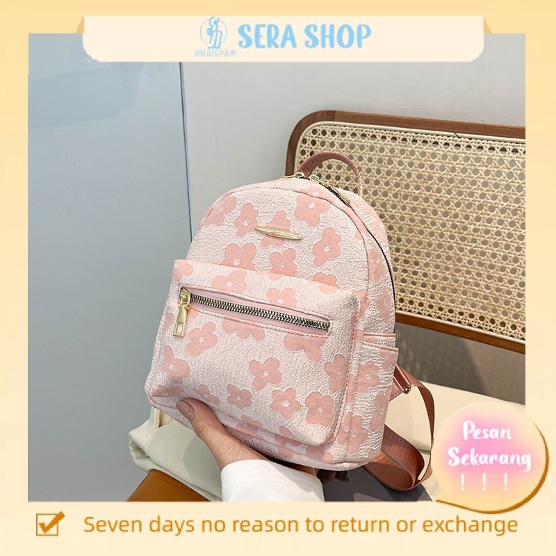 Jual mini bagpack wanita tas kasual korean bagpack tas selempang ransel ...