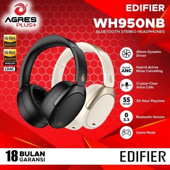 Jual EDIFIER WH950NB 950NB Wireless ANC BT5.3 Stereo Over-Ear Headphone ...