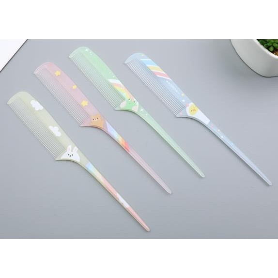Jual Miniso Colorful Rat Tail Comb Sisir Rambut Sisir Miniso | Shopee ...