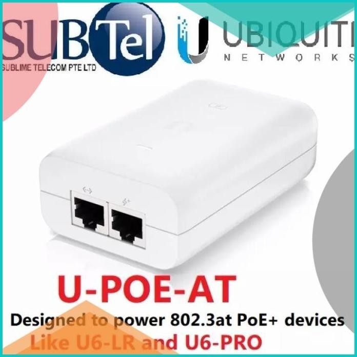 Jual Ubiquiti U-POE-AT POE Injector 802.3AT Untuk U6 Lite - U6 LR - U6 Pro | Shopee Indonesia