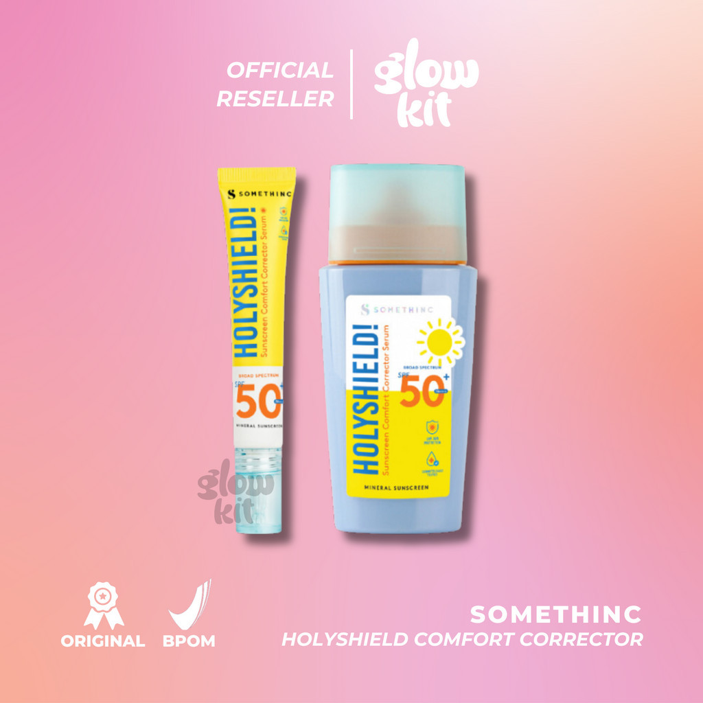 Jual SOMETHINC Holyshield! Sunscreen Comfort Corrector Serum SPF 50+ PA ...