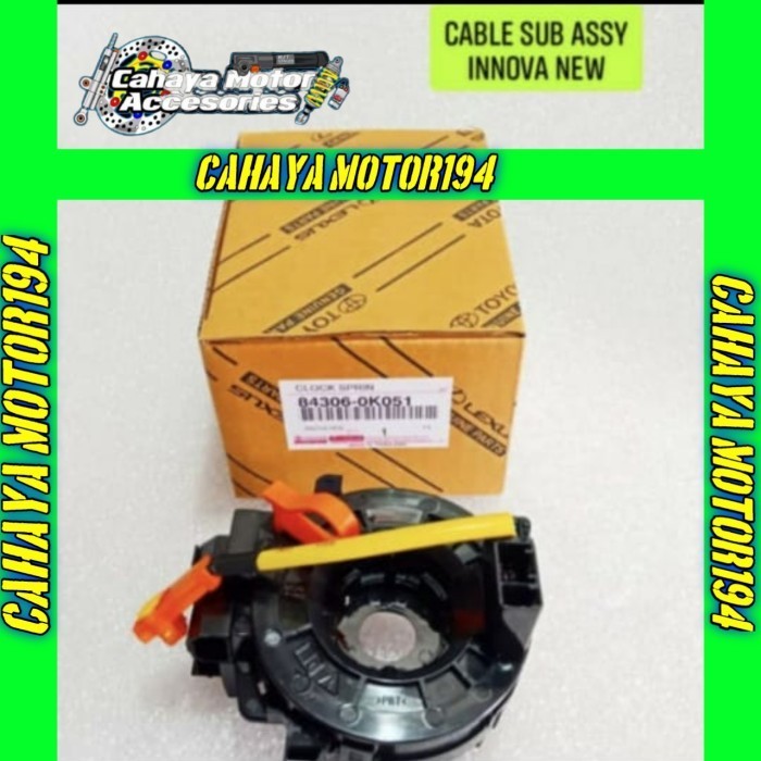 Jual Kabel Spiral Klakson Toyota Innova Lama , 84306-0K021 Asli ...