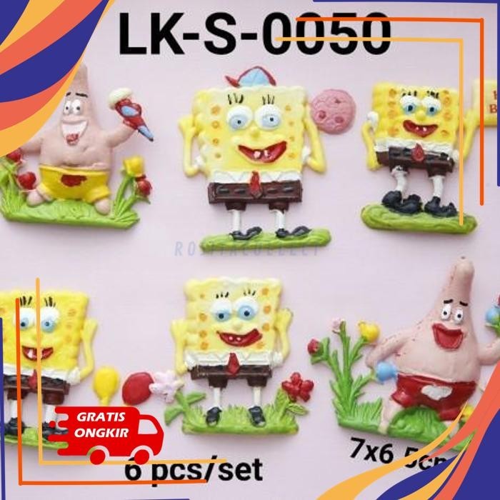 Jual TOPPER MAINAN KARAKTER LOKAL SPONGEBOB TEMPEL 1D LK-S-0050 ...