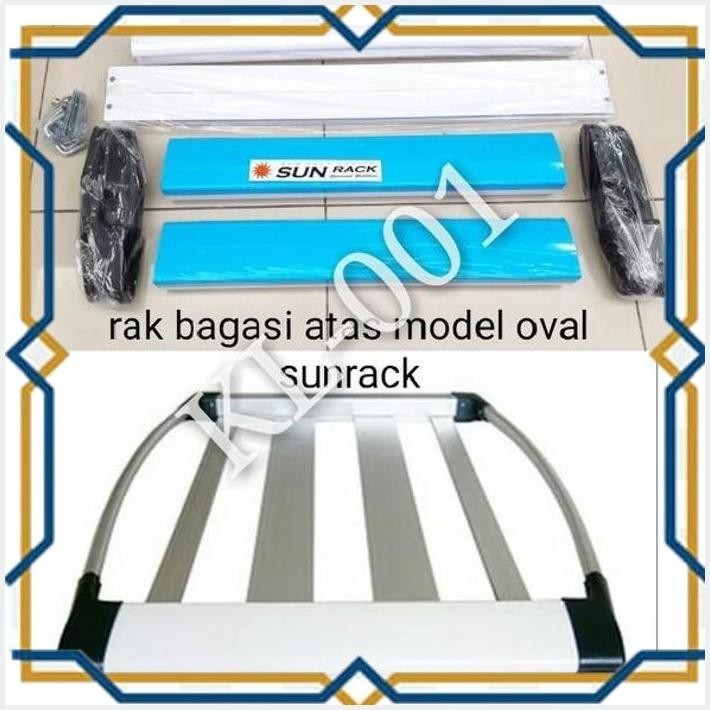 Jual [klj] roof rack roof rak - rak bagasi atas mobil model oval mobil ...