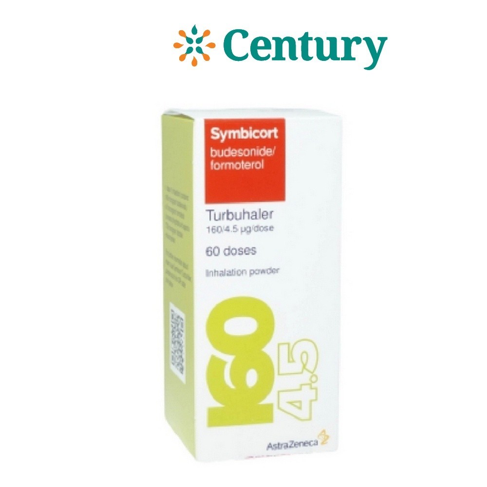Jual SYMBICORT TURBUHALER 160MCG/4.5 60 DOSIS / BUDOSONIDE / FORMOTEROL ...
