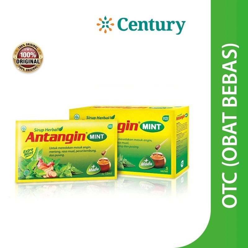 Jual Antangin Mint+Madu Herbal 1 Sachet / Masuk Angin / Daya Tahan ...