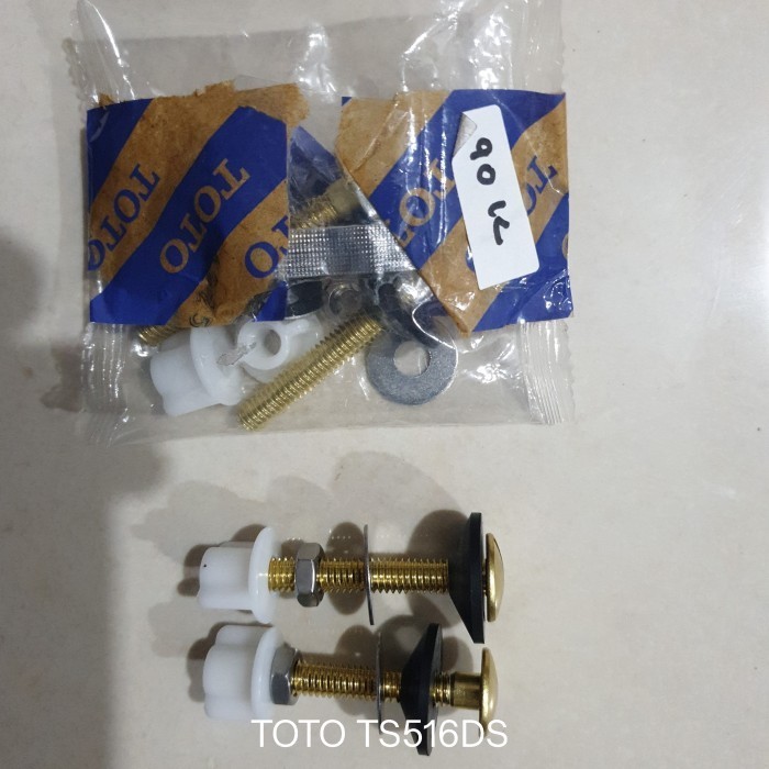 Jual Sparepart TOTO TS516DS baut tangki kloset closet bracket bolt nut | Shopee Indonesia