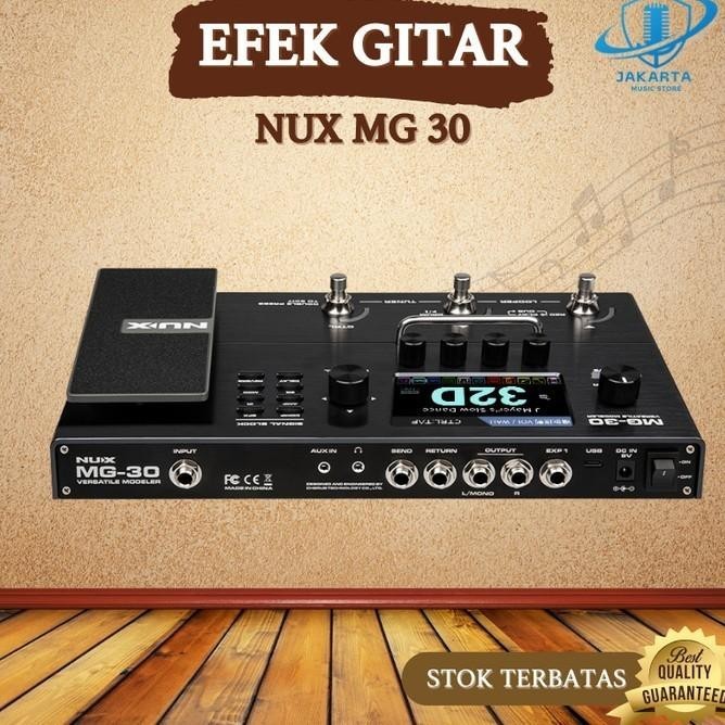 Jual Multi Effect Gitar Guitar Nux Mg 30 Mg-30 Original Pedal Efek ...