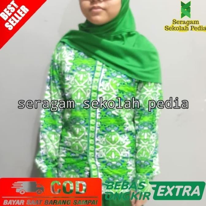 Jual Baju Batik Sd Al Azhar Lengan Panjang / Seragam Sekolah Sd Al ...