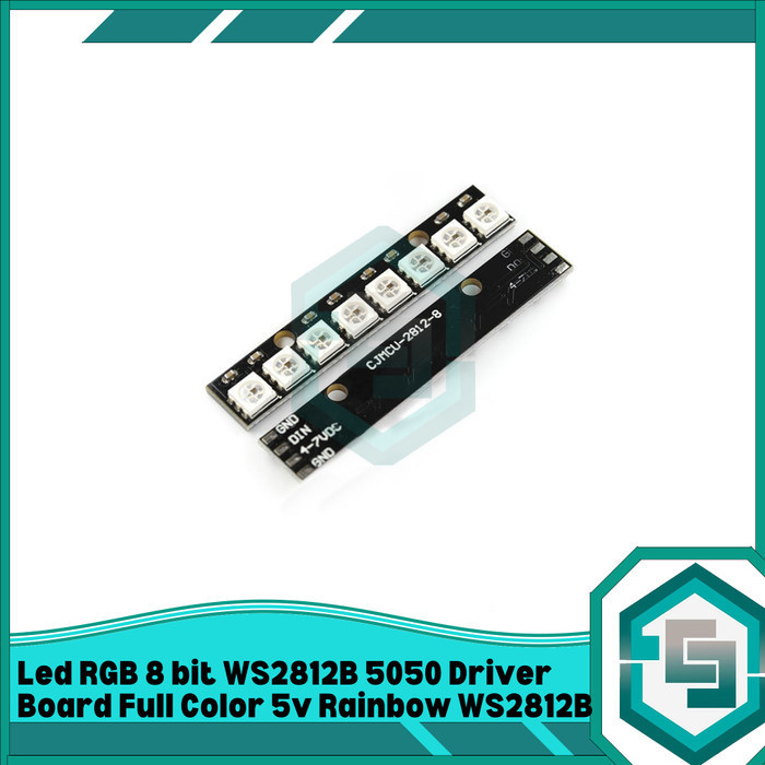 Jual LED RGB 8 BIT WS2812B 5050 DRIVER BOARD FULL COLOR 5V RAINBOW ...