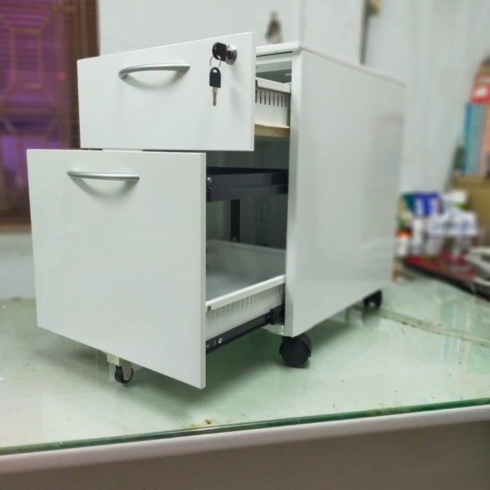 Jual Laci Besi 2 Susun Filing Cabinet Drawer Cabinet Nakas Besi Ada ...