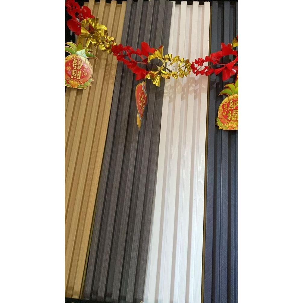 Jual PROMO PROMO!!! Wall panel WPC/ Wood panel PVC 1M X 16CM Berbagai ...