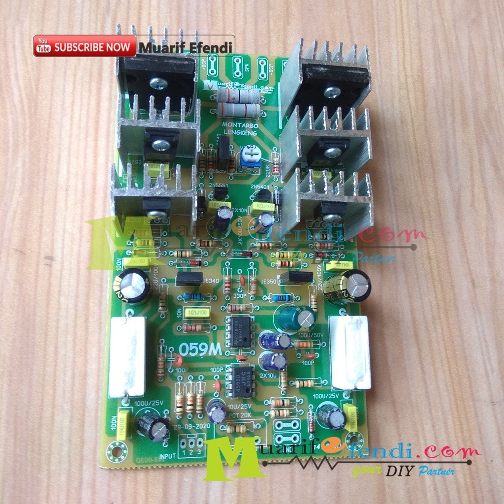 Jual KIT POWER AMPLIFIER MONTARBO LENGKENG CLONE ITALY 059M | Shopee ...