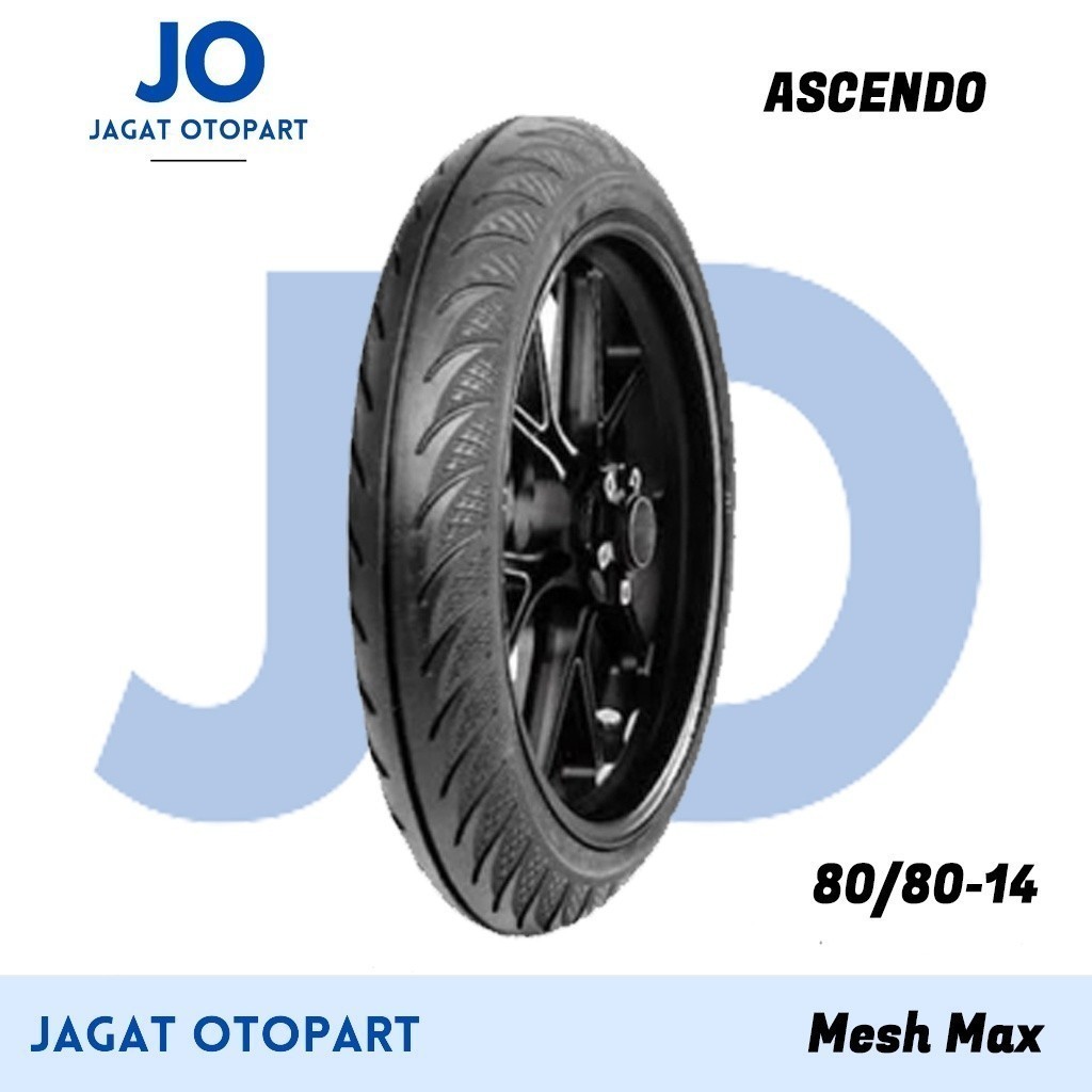 Jual JAGAT BAN LUAR ASCENDO MESH MAX 80/80 RING 14 80/80-14 TUBELESS ...