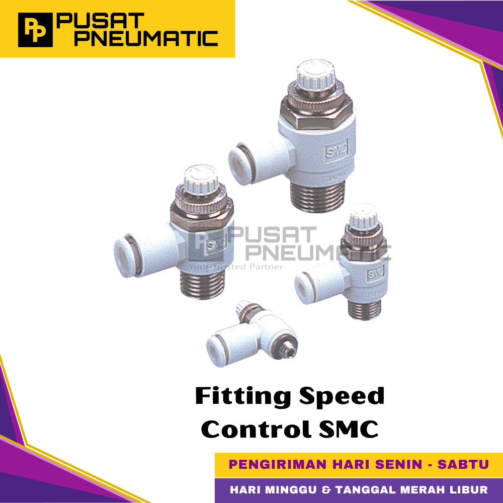Jual AS2201F-01-10 Fitting Speed Control Slip Lock Selang 10mm Drat 1/8 ...