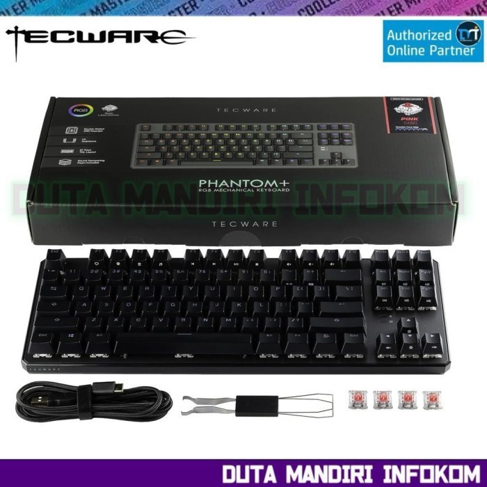 Jual Tecware Phantom+ 87 I 104 - Rgb Mechanical Gaming Keyboard ...