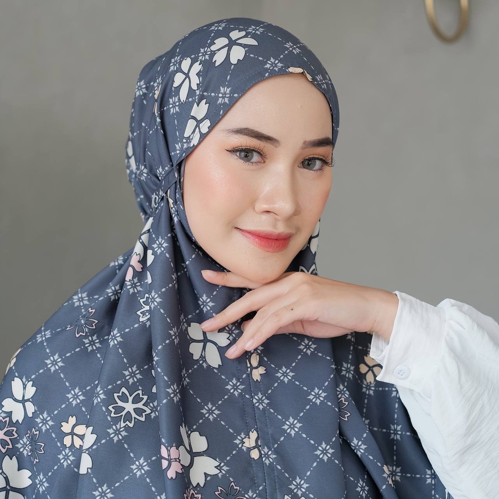 Jual Balqis Bergo Motif / Hijab Balqis / Fashion Hijab / Bergo Premium ...