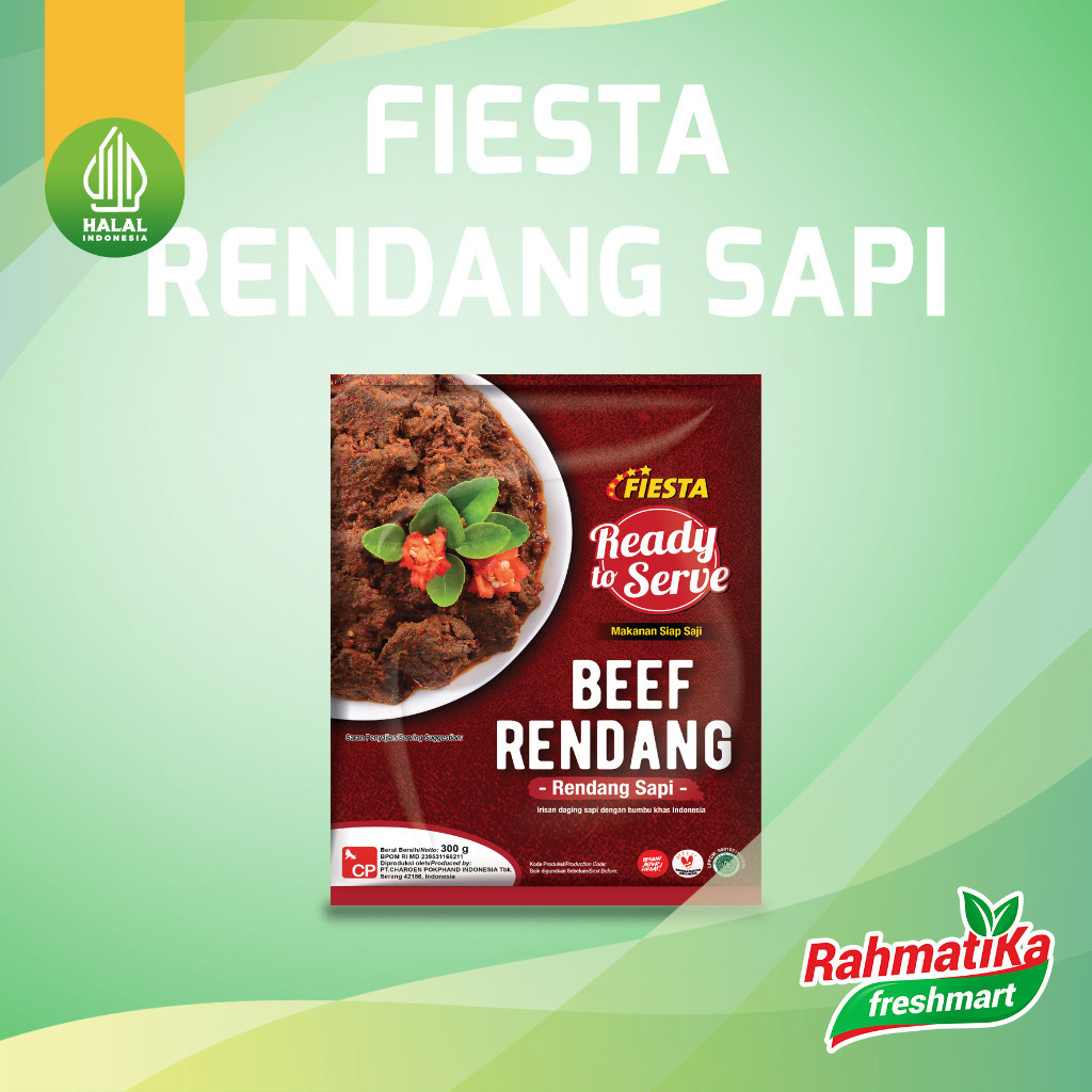 Jual Fiesta Ready To Serve Beef Rendang / Rendang Sapi 300 gr | Shopee ...