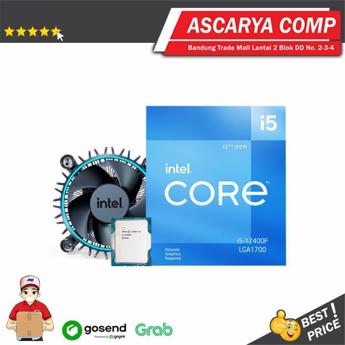 Jual Intel Core i5 12400F 2.5 GHz 6 Core 12 Threads Alder Lake LGA1700 | Shopee Indonesia