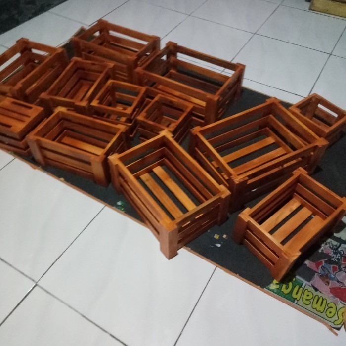 Jual Apri - Dr.Kayu Crate Peti Telur / Box Kayu / Dekorasi Vintage ...