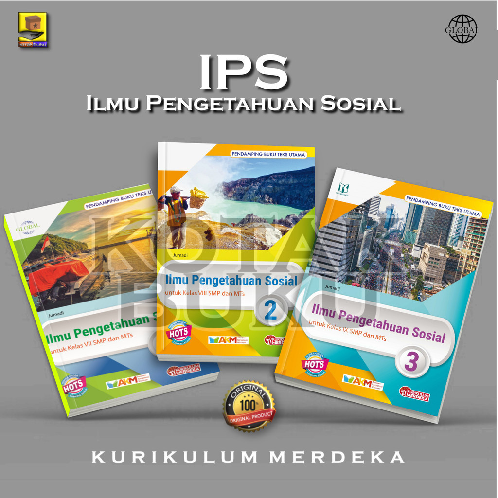 Jual Buku IPS Kelas 7 8 9 SMP / IPS SMP / Kurikulum Merdeka / Global ...
