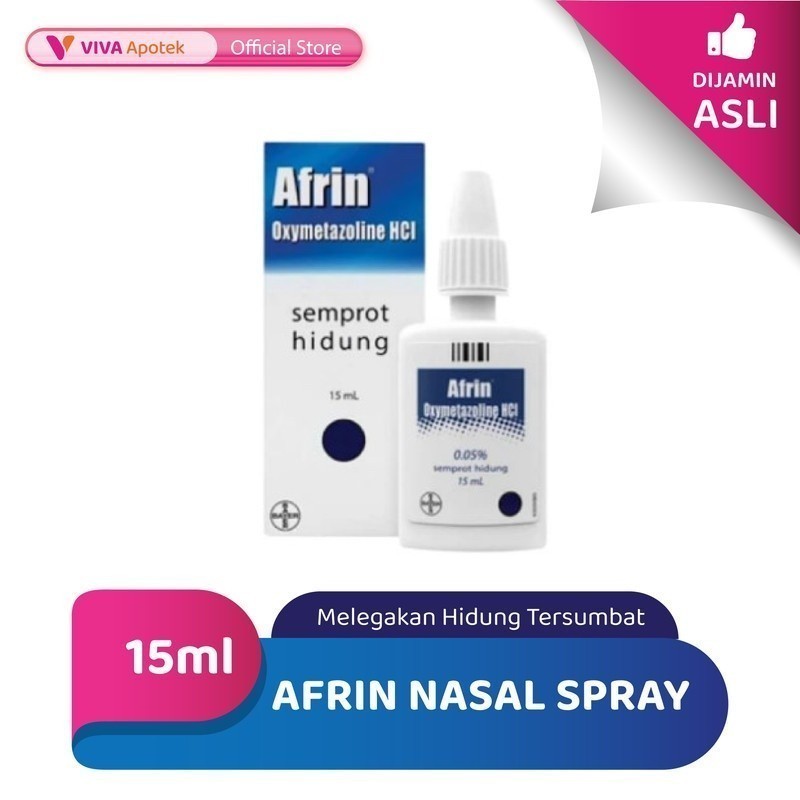 Jual Afrin Nasal Spray untuk Meringankan Hidung tersumbat - 15ml ...